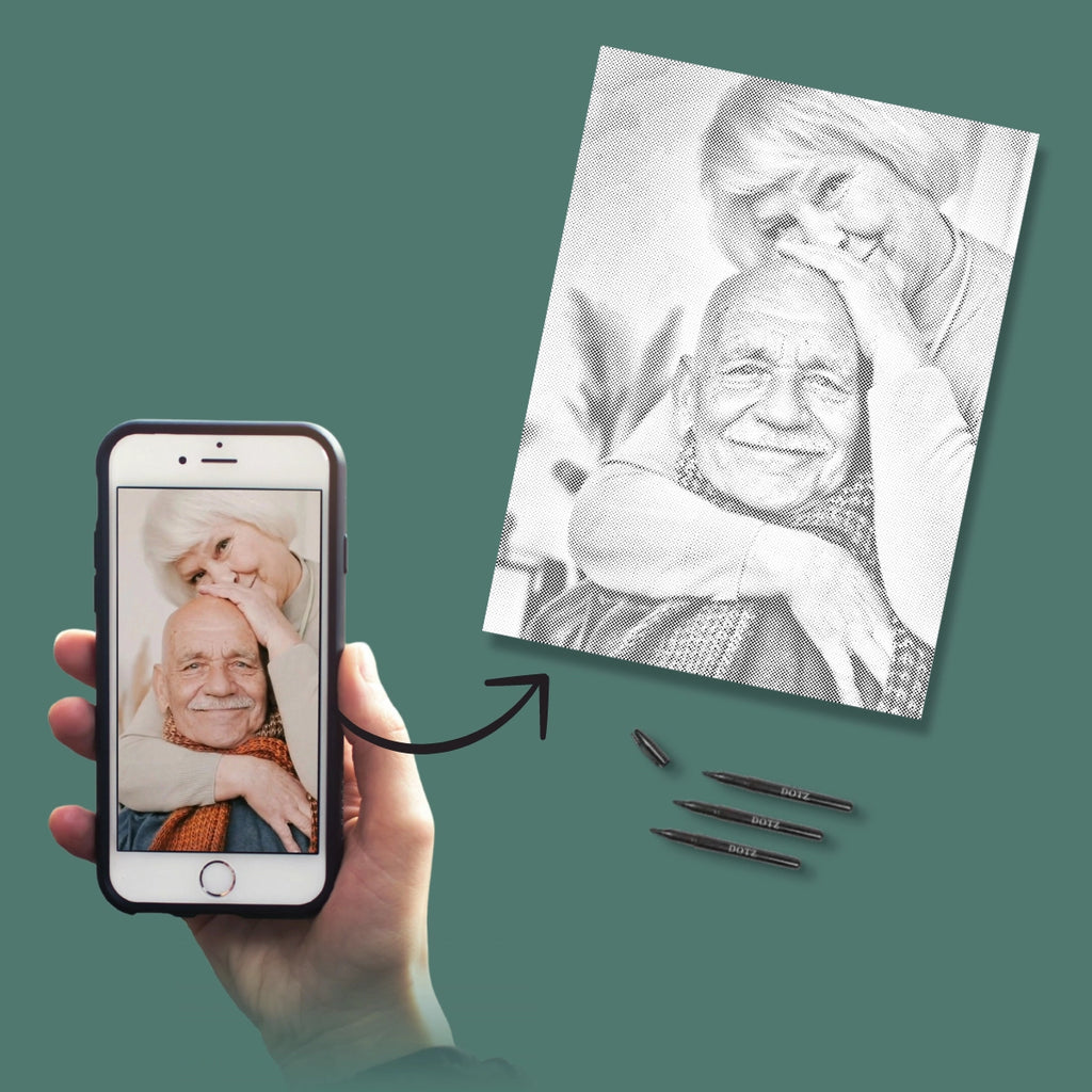 Oh My Dotz | Eigen foto stippelkunst | Kom helemaal tot rust